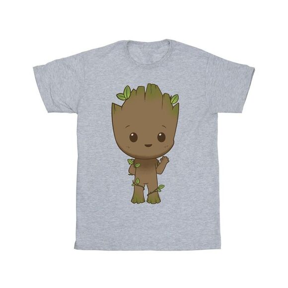 Marvel | Shirts & Tops | Marvel Girls I Am Groot Chibi Wave Pose Cotton ...